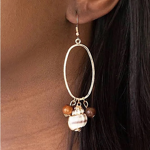 paparazzi | Jewelry | 525 Golden Grotto Brown Earrings | Poshmark